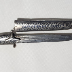 OSMANLI DÖNEMİ GÜMÜŞ HANÇER - Bayrak Müzayede