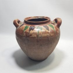 AKITMA İŞÇİLİKLİ VE ÇİFT KULPLU OSMANLI DÖNEMİ KINIK KÜP - Bayrak Müzayede