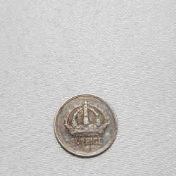 1944 İSVEÇ 10 ÖRE GÜMÜŞ PARA - Bayrak Müzayede