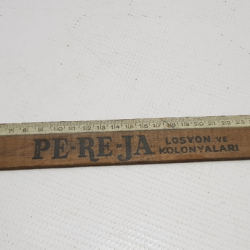 PE-RE-JA KOLONYALARI PROMOSYON CETVEL - Bayrak Müzayede