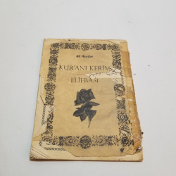 CUMHURİYET BAŞLARI KUR'AN-I KERİM ELİFBASI - Bayrak Müzayede